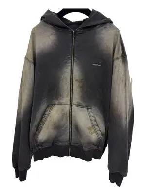 We11Done Zip Up Hooded Jacket - Black