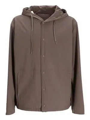 Herno Hooded Button-fastening Jacket - Green