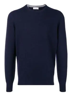 Brunello Cucinelli Crewneck Pullover Sweater - Black