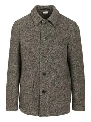Dries Van Noten Braxton Woold Over Shirt Coats - Grey