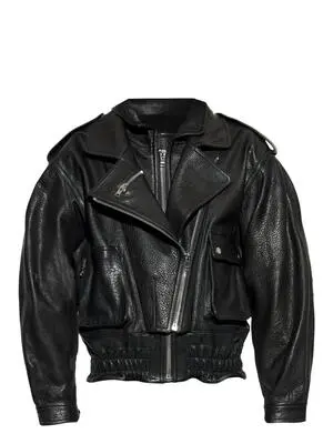 Isabel Marant Étoile Aneli Leather Jacket - Black