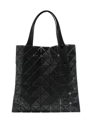 Issey Miyake Bao Bao Issey Miyake Prism Matte Logo Detailed Tote Bag Black