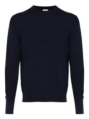 Eleventy Ribbed Crewneck Sweater - Black