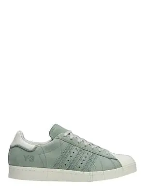 Y3 Superstar Low-top Sneakers - Silver Green / Off White / Light Brown
