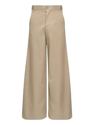 MAISON MARGIELA Wide-leg Trousers - Nude