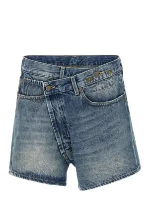 R13 Belt Loop Shorts - Blue