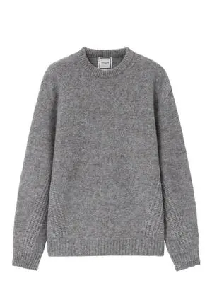 WOOYOUNGMI Mélange-effect Knitted Sweater - Gray