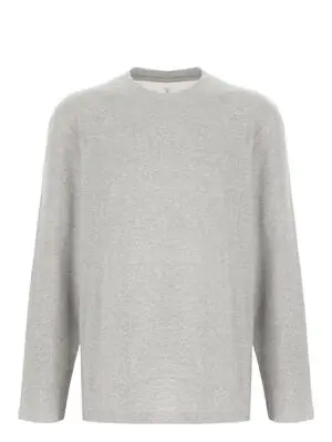 Brunello Cucinelli Long Sleeved Crewneck T-shirt - Grey