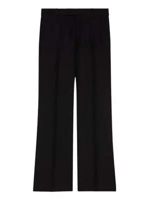 GUCCI Gucci Cady Crepe Cropped Trousers