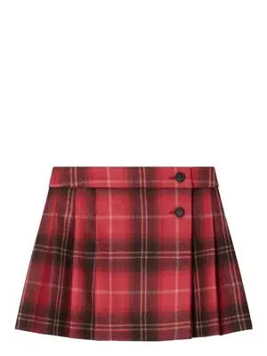 Bonpoint Talissa Kilt Skirt - Red