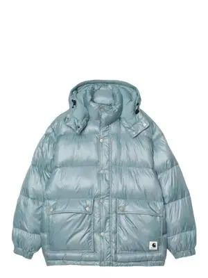 Carhartt Work In Progress Benson Puffer Jacket With Hood - Citadel