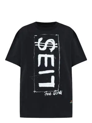 VIVIENNE WESTWOOD Lies Box T-shirt - Black