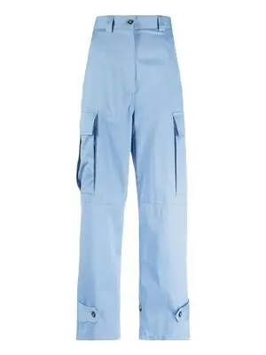 MSGM Cargo Pants With Pocket Detail - Blue