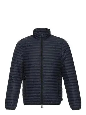 Emporio Armani Down Jacket With Logo Detail - Black