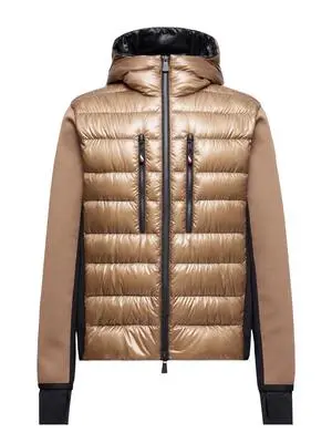 Moncler Padded Zip-up Hoodie - Beige