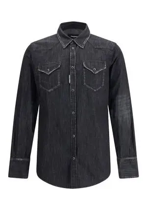 Dsquared2 Classic Western Shirt - Black