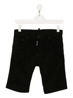 Dsquared2 Logo-patch Shorts - Black