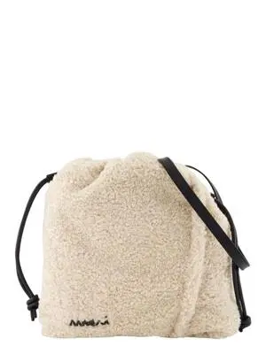 Marni Drawstring Bucket Bag - Silk White