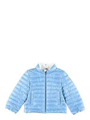 Moncler Padded Logo Patch Jacket - Blue