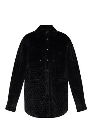 VIVIENNE WESTWOOD Quilted Velvet Jacket - Black