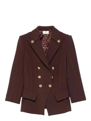 Elisabetta Franchi Double-breasted Blazer - Red