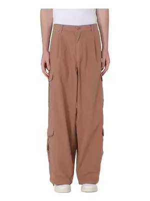 Emporio Armani Wide-leg Cargo Trousers - Brown
