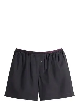 LEMAIRE Lemaire Boxer Shorts With Elastic Waistband Squid Ink