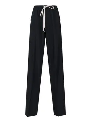 Rick Owens Drawstring Trousers - Black