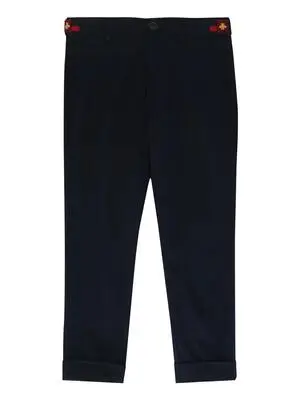 Gucci Casual Pants With Rolled-up Hem - Black