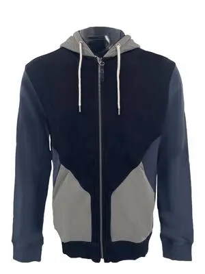 Emporio Armani Hooded Zipper Jacket - Black