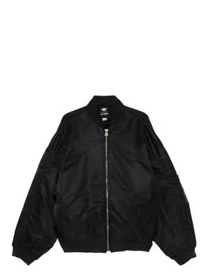 ADIDAS X WILLY CHAVARRIA Satin Bomber Jacket - Black