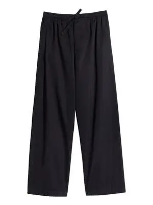 LEMAIRE Relaxed Fit Pyjama Pants - Black