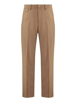 DONDUP Belted Casual Trousers - Brown