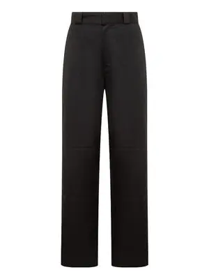 Palm Angels Straight Leg Logo Pants - Black