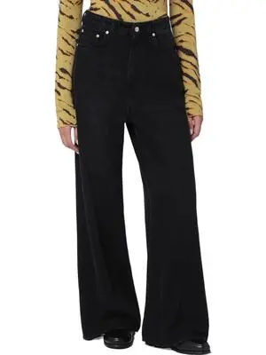GANNI Belt Loop Jeans - Black