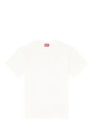 DIESEL® T-norm-int Embroidered-detail Cotton T-shirt - White