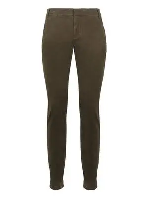 FRAME Straight-leg Slim-cut Chino Trousers - Brown