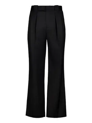 Casablanca Pleated Tailored Trousers - Black