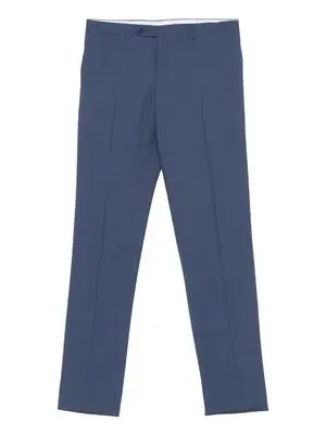 Canali Belt Loop Casual Pants - Blue