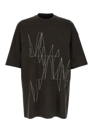 Moncler Rick Owens Short Sleeve Crewneck T-shirt - Black
