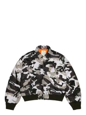 StÜssy Flight Bomber Jacket - Snow Camouflage