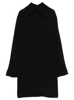 SEMICOUTURE Long Sleeve Dress - Black