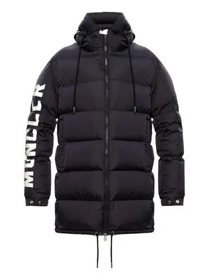 Moncler Logo-print Padded Down Jacket - Midnight Blue