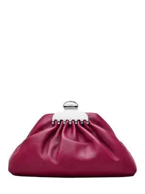 Marc Jacobs Small Leather Clutch Bag - Lip Gloss Powder