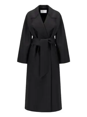 Harris Wharf London Harris Wharf London Belted Clutch Coat Black