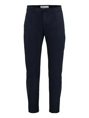 DEPARTMENT 5 Tailored Trousers With Belt Loops - Blue