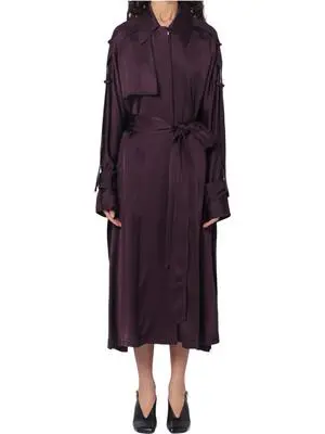 Victoria Beckham Single-breasted Trench Coat - Black
