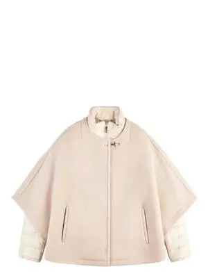 FAY 3-in-1 Double-sided Cape Coat - Light Brown