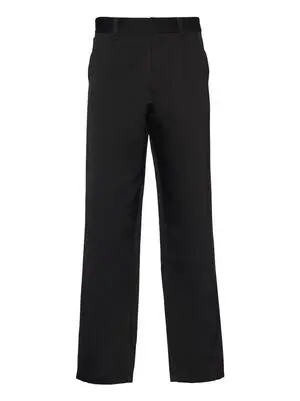 Prada Straight-leg Trousers - Black
