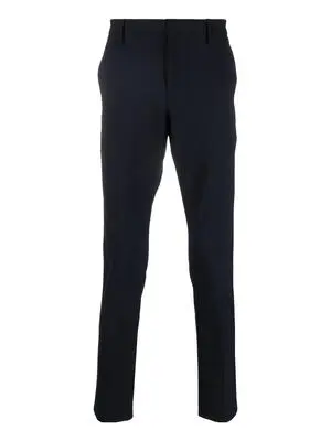 DONDUP Logo Plaque Tailored Trousers - Black